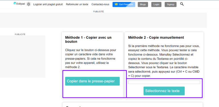Comment copier des caractères invisibles pour les noms Instagram ...